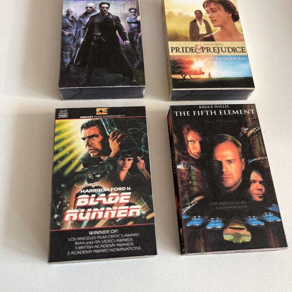 Retro VHS Mini Refrigerator Magnets Modern Recent Horror Movies Classic ...