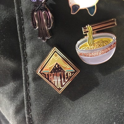 Traveler Lapel Pin - Etsy