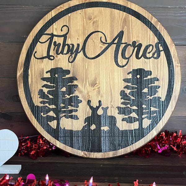 Engraved Signs | Any Logo or Design | Custom Burned Wood Sign | Laser ...