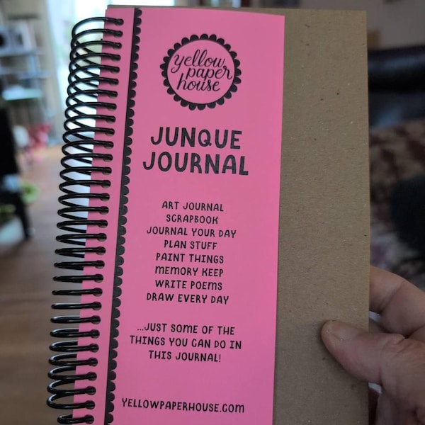 8" X 5" JUNQUE JOURNAL - for Art Journaling, Scrapbooking, Junk Planner ...