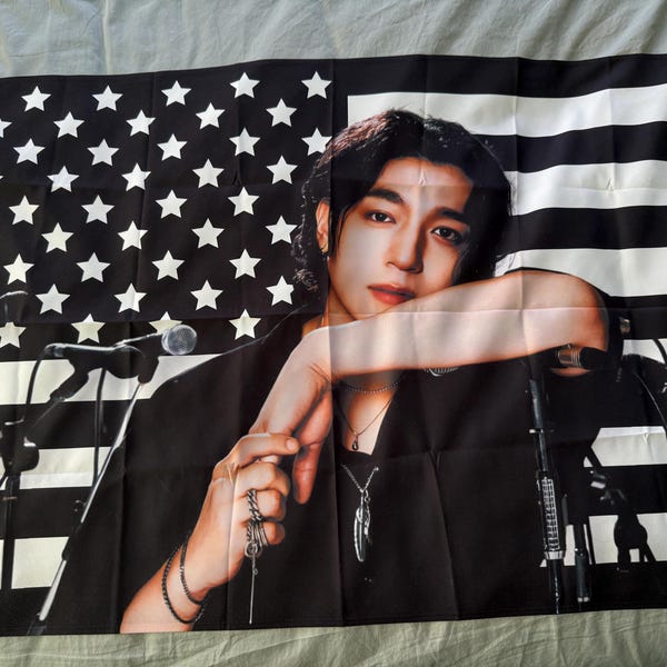 SKZ Han Jisung Hot Girls Concert Banner, Stray Kids Members Kpop Flag ...