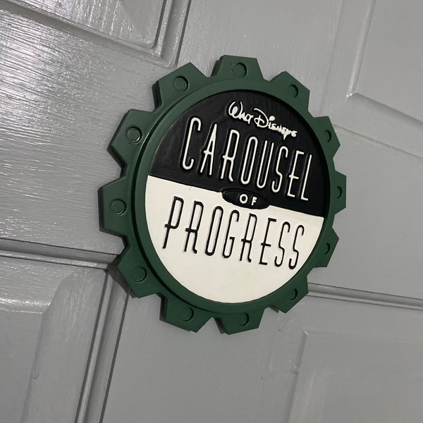 Walt Disney World Inspired Carousel of Progress Sign Scale Model ...