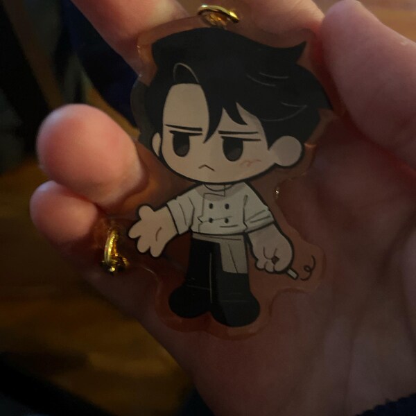 Rody and Vincent Heart Magnet Keychain Set | Dead Plate 6.5 Cm Double ...