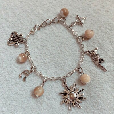 Apollo Charm Bracelet, Greek Mythology, Jewelry, Apollon, Hellenic - Etsy