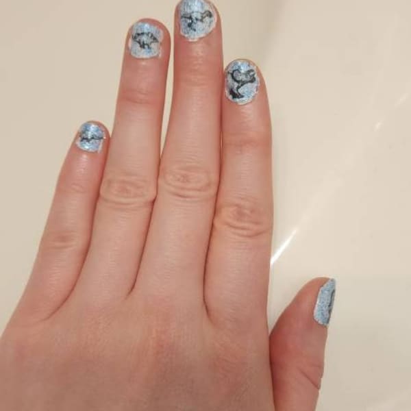 Dinosaur T-rex Nail Art Decal Sticker - Etsy