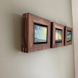 Ambrosia Maple Floater Frame for Art in Custom Sizes Handmade Gift ...
