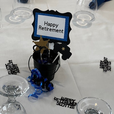 50 Ct Happy Retirement WITH NAME Confetti / Retirement Party ...