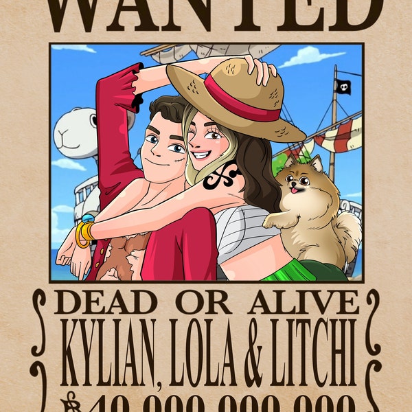 Fully Custom Anime Portrait , Couple Anime Portrait, Family Anime ...