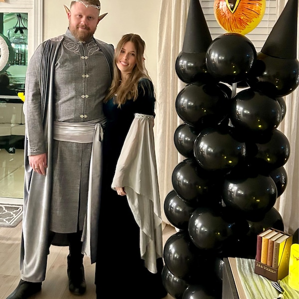 Elven Costume "high King". Elven Wedding Costume for Men. Elven Tunic ...