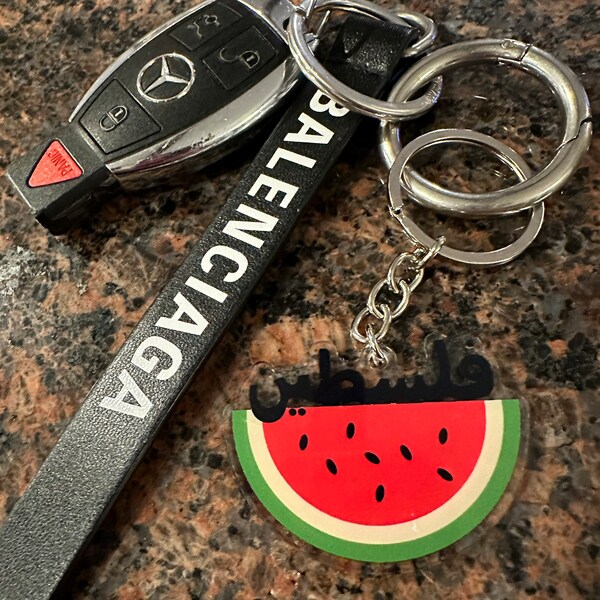 Palestine Watermelon Keychain, Palestinian Keychain, Palestine Keychain ...