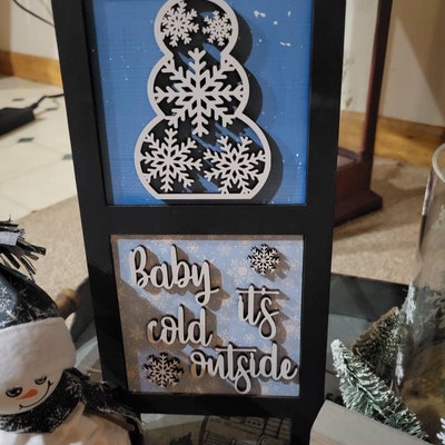 Personalized Shelf Decor Houses Standing Wood Houses Farmhouse Tiered ...