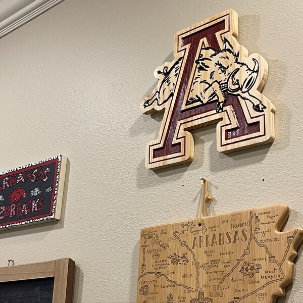 Arkansas Razorbacks Sign - Etsy