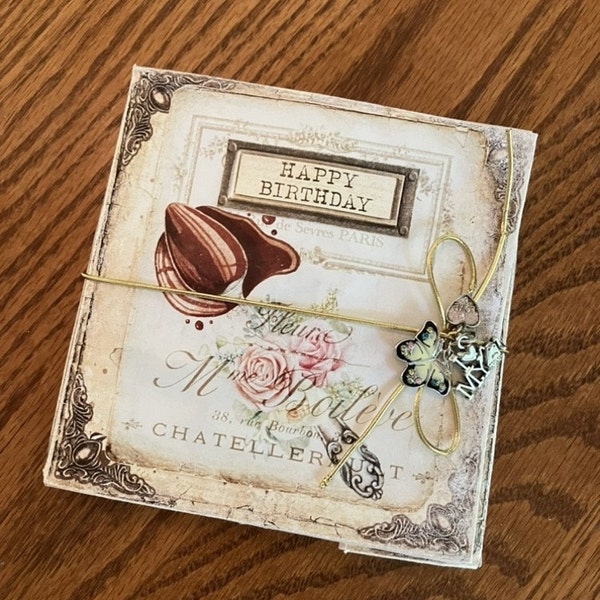 Junk Journal Kit, Chocolate, Roses, Valentines Day, Pink, Dessert ...