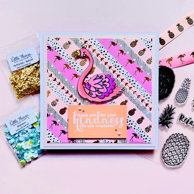 Cute Flamingo Clipart Set, Flamingo Illustrations Clip Art Images ...