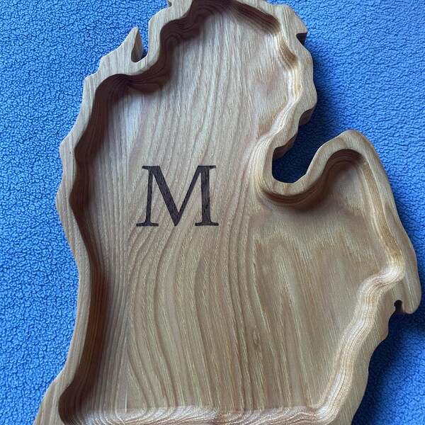 Personalized Minnesota Catch-all Tray Handmade Gift From Solid Hickory ...