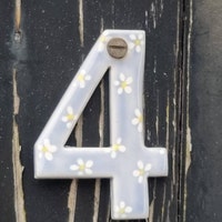 Large Ceramic Number or Mosaic Door House Number - Etsy UK