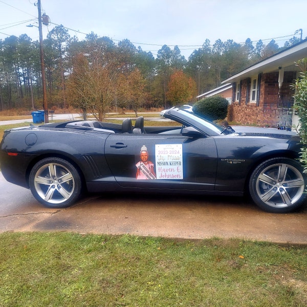 Pageant Parade Car Magnet, Little Miss Pageant Magnet, Parade Idea ...