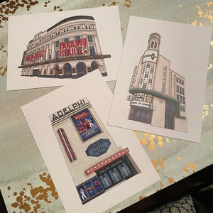 Double Sided West End Theatre Bookmarks - Etsy UK