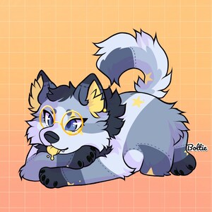 Canine Fursona Furry Adopt Character Hyena Wolf Dog Puppy Domestic ...