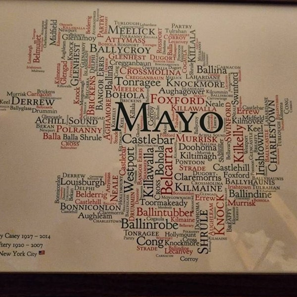 Irish Poster Irish Pubs Map of Ireland Irish Themed Word Art Poster ...