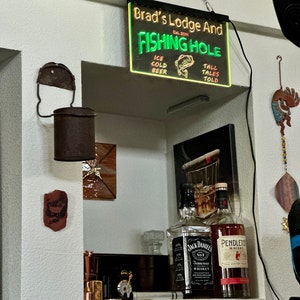 Personalized Your Name Custom Home Bar Neon Signs Beer - Etsy