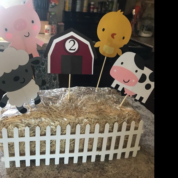 Farm Animal Cutouts, Barnyard Animal Cutouts, Die Cuts, Die Cut Outs ...