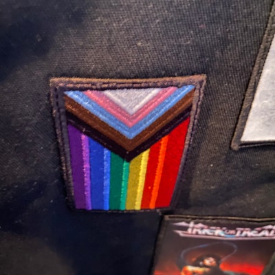 Progressive Pride LGTBQ Embroidery Flag Patch Community - Etsy