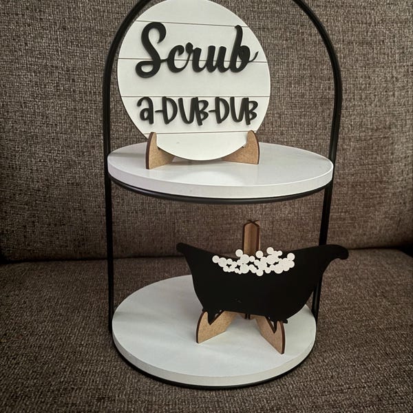 Fresh Soap Tier Tray-bathroom Mini Signs-bathroom Decor-fresh Soap ...