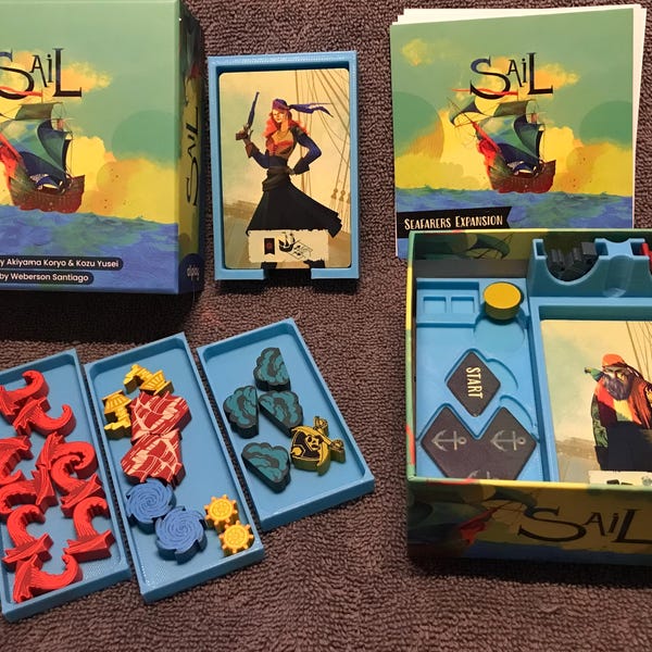 Wyrmspan Insert / Box Organizer With Individual Player Trays (supports ...