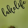 Lakelife Metal Sign - Lake Decor - Lakehouse Sign - Metal Words - Lake ...