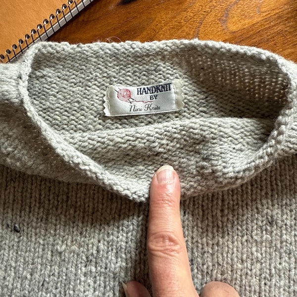 Personalized Hand Knit by Labels, Custom Clothing Tags - Etsy
