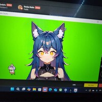 PngTuber, Weiße Katze Neko Girl 2d Vtuber / Vorgefertigtes & Presetup ...