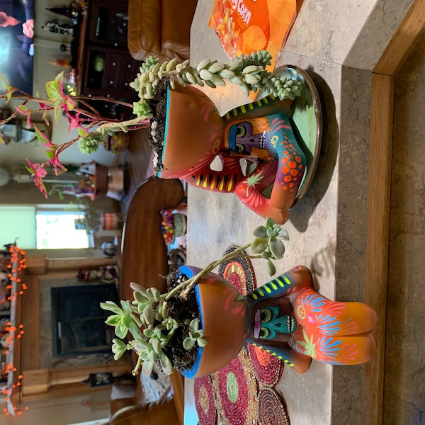 Pot Head Planter, Garden Decor, Garden Planter, Unique Gift Idea - Etsy