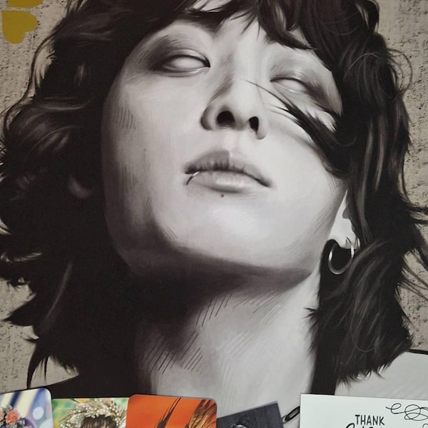 BTS Yoongi D-day Tour Portrait A3, A4, A5, A6 Art Print, Poster, Army ...