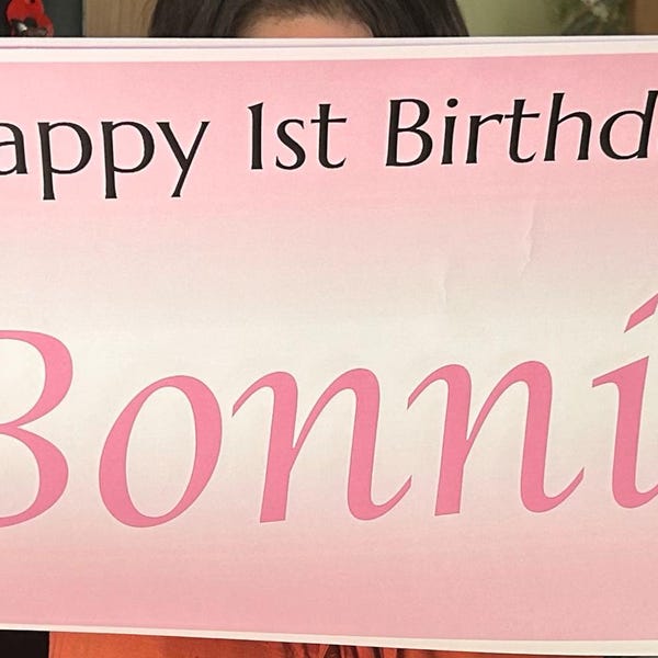 Personalised Funeral Banner Photo Funeral Sign in Loving Memory ...