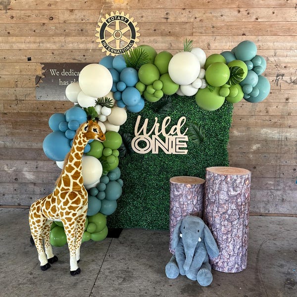 Wild One Sign, Party Backdrop Sign, Boy First Anniversary Banner ...