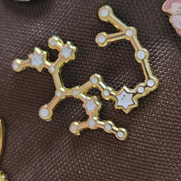 Gemini Zodiac Constellation Pin - Etsy