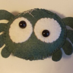 Felt Spider Halloween Ornament Pattern DIY Felt Ornament - Etsy