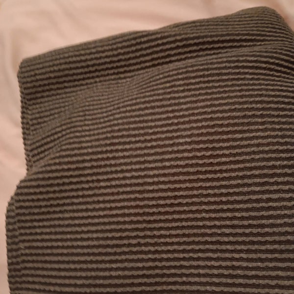 Variegated Ribbed Knit, Fabric by the Yard, Floral, Rib Knit, Sky Blue ...