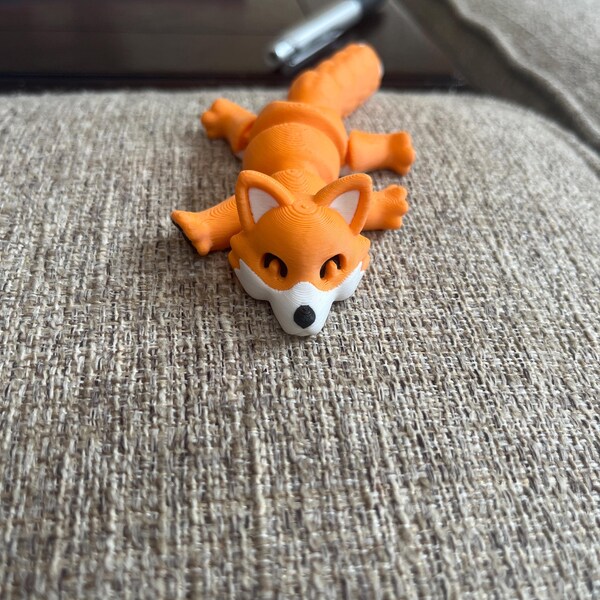 Articulated Baby Fox Fidget Toy Gift Home Decor - Etsy