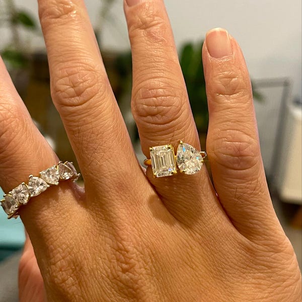 2 Carat Lab Diamond Engagement Ring - Round Brilliant Cut Halo Ring - 2 ...