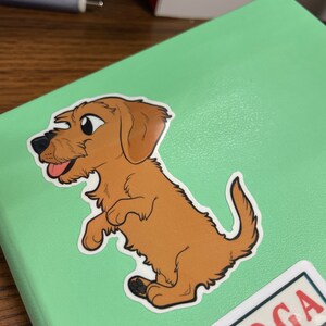 Boxer Dog Sticker Chibi Puppy Dog Vinyl Hand Drawn | Etsy