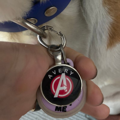 Dog ID Tag Avengers marvel Dog Tag Cat Tag Pet Tag - Etsy