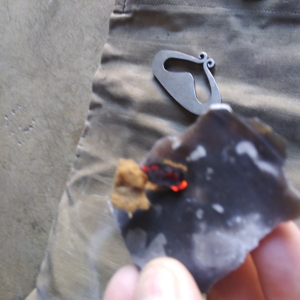 Viking Bow Pendant Striker for Traditional 'flint & Steel' Fire ...