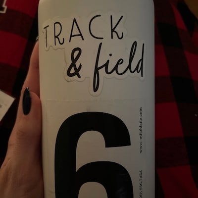 Track and Field Sticker, Track Stickers, Runner Sticker, Running ...