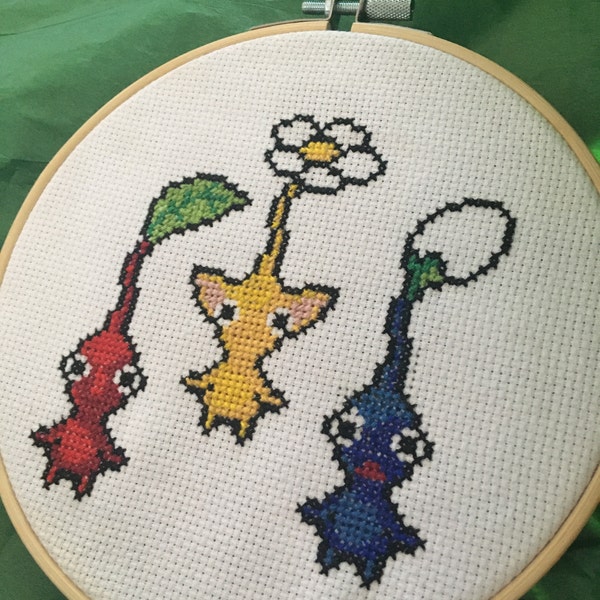Pikmin Cross Stitch Pattern - Etsy