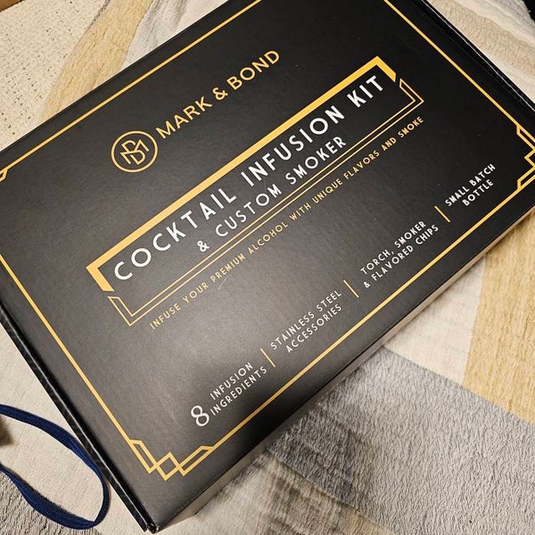 DIY Cocktail Infusion Kit and Whiskey Smoker 24pc - Whiskey Lover Gift ...