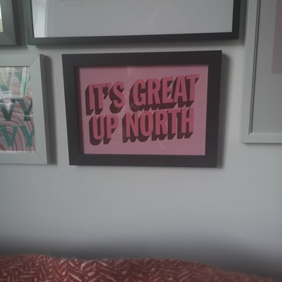 It's Great up North Print Northern City Mancunian - Etsy
