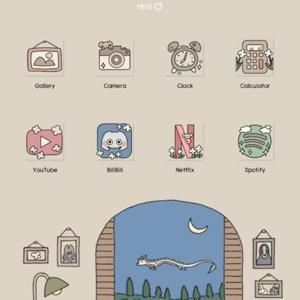 Cute Cozy Summer Icon Set, Cute Icons Pack, iPhone Theme, Cute App ...