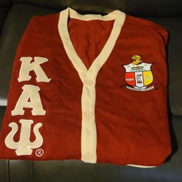 Kappa Alpha Psi Fraternity, CRIMSON Sweater/cardigan- Stay Warm in ...